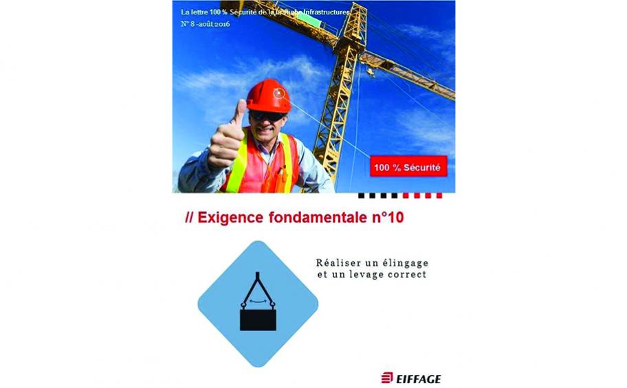 | Huit règles d'or pour le levage et l'élingage