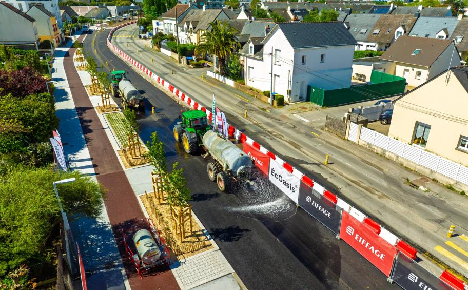 Eiffage Route a réalisé un démonstrateur eRoad dans l’Ain
