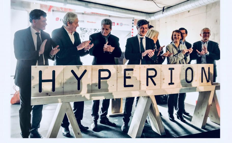| Eiffage installs the first wooden components of the Hypérion tower in ...